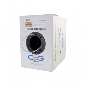Buy C2G 56002, Unshielded Cable with Solid Conductors, White, 500ft ...