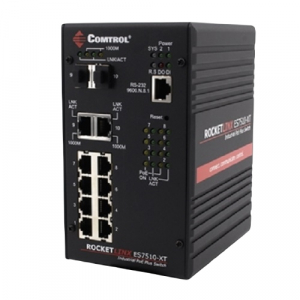 Buy Comtrol 32046-3, RocketLinx ES7510-XT Managed PoE Switch - Prime Buy