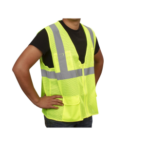 Buy CORDOVA VS271PS, Cor-Brite Class 2 Mesh Surveyors Safety Vest S ...