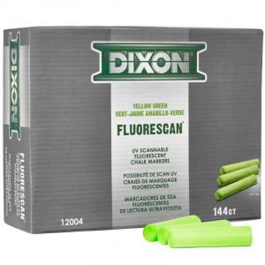Buy Dixon Industrial 12004, Fluorescan Chalk, 4" x 1", Yellow-Green ...