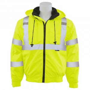 Buy ERB Safety WEL62435LBLG, W510 3-in-1 Bomber Jacket Hi Viz Lime LG ...