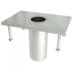 Buy French Creek Production PD6, Floor Mount Cast In Place Base - Prime Buy