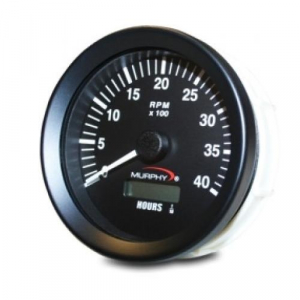 Buy FW Murphy 20700254, ATH Series Tachometer with Hourmeter, 4000 RPM ...