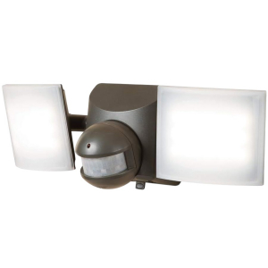 Buy HALO MSLED600, LED Solar-Powered Twin Head Light, Bronze - Prime Buy