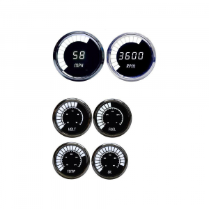 Buy Intellitronix BS9999W, Multi-Gauge LED Digital Bargraph, Chrome ...