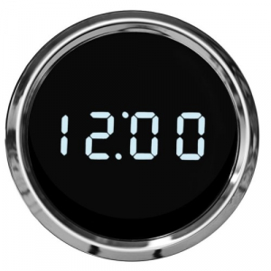 Buy Intellitronix MS8009W, LED Digital Clock with Chrome Bezel, White ...