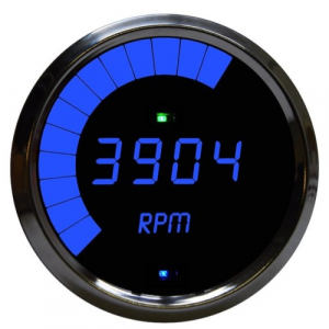 Buy Intellitronix MS9003B, LED Tachometer 9999 RPM, Chrome Bezel, Blue ...