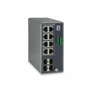 Buy LevelOne IGP-1221, 12-Port Gigabit PoE Industrial Switch - Prime Buy