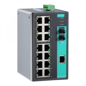 Buy Moxa EDS-316-M-ST-T, Ethernet Switch with 15 x 10/100BaseT(X) Ports - Prime Buy