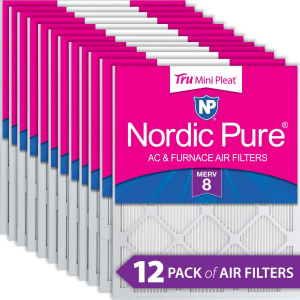 Buy Nordic Pure 10x24x1M8MiniPleat-12, Tru Mini Pleat Air Filters 12 ...