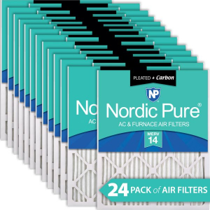 Buy Nordic Pure 8x20x1M14+C-24, Air Filters MERV 14 Plus Carbon 24 Pack ...