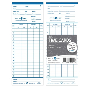 Buy Pyramid Time 42426, Time Cards for 2400AT and 2400 Time Clocks ...