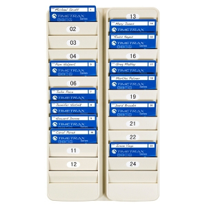Buy Pyramid Time 500-24, 24-Pocket Employee ID Badge Rack - Prime Buy