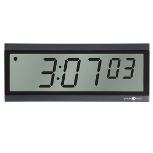 Buy Pyramid Time S9D3L6LBXB, LCD Digital Wall Clock, 3 X 6 LCD, 50 ...