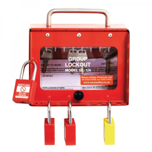 Buy Reece Safety GL1/4, Steel Wall Mounted/Portable Lockout Box 8 Hook ...