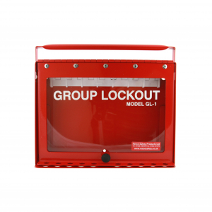 Buy Reece Safety GL1, Steel Portable Group Lockout Box - 8 Hook, Red ...