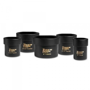 Buy Tiger Tool 18200, 6 Point Axle Nut Socket Set - Prime Buy