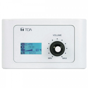 Buy TOA M-800RC-AM, Remote Audio Control Panel, White - Prime Buy