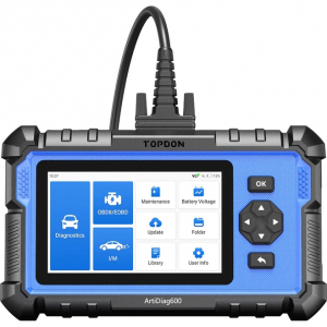 Buy TOPDON AD600, ArtiDiag600 5" Professional Diagnostic Scan Tool ...