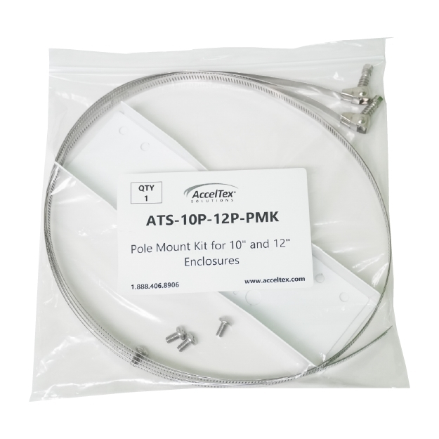 Buy AccelTex ATS-10P-12P-PMK, Pole Mount Kit for 10" Enclosures - Prime Buy