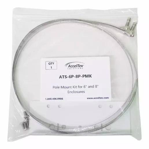 Buy AccelTex ATS-6P-8P-PMK, Pole Mount Kit for 6" and 8" Enclosures ...