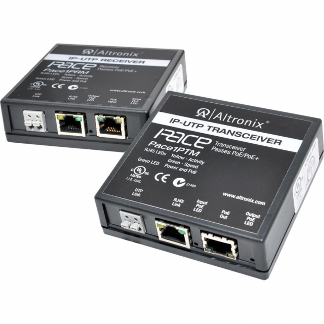 Buy Altronix PACE1PRMT, Pace Long Range Ethernet Single Port Adapter ...
