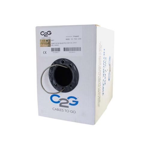 Buy C2G 56011, Unshielded Cable with Solid Conductors, Gray, 1000ft ...