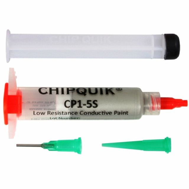 Buy Chip Quik CP1-5S, Conductive Paint 5g/5cc Syringe, Low Resistance ...
