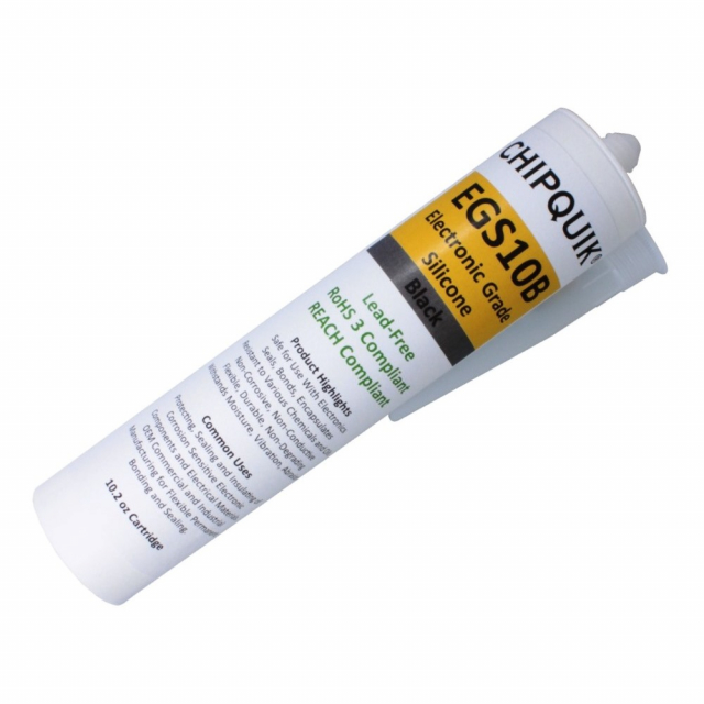 Buy Chip Quik EGS10B, Silicone Adhesive Sealant, Black, 10.2oz ...
