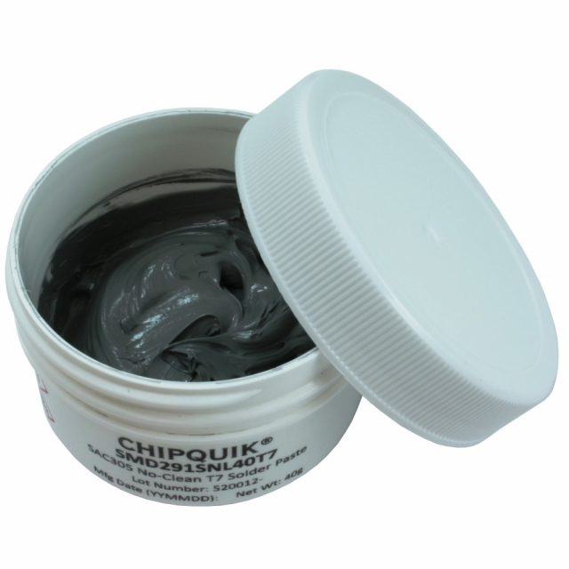 Buy Chip Quik SMD291SNL40T7, Solder Paste in Jar 40g, T7 SAC305 No ...