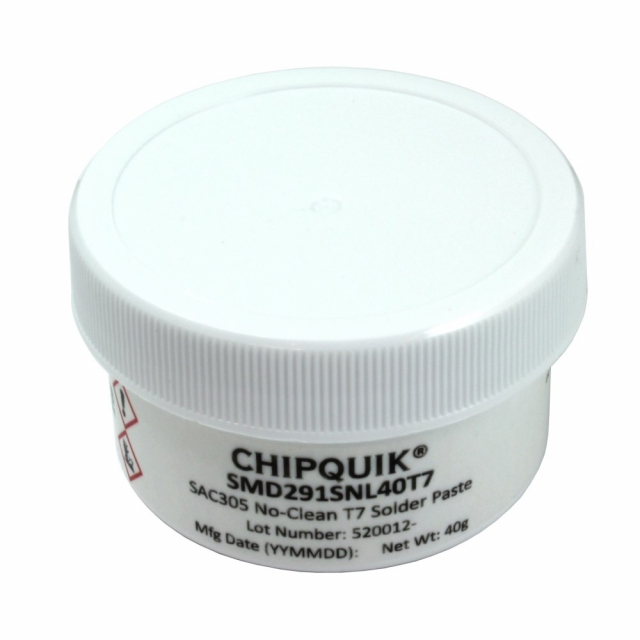 Buy Chip Quik SMD291SNL40T7, Solder Paste in Jar 40g, T7 SAC305 No ...