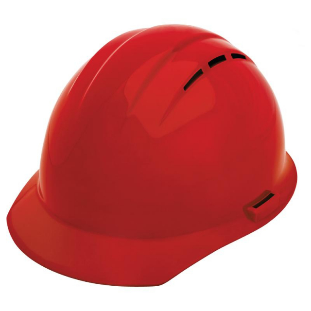 Buy ERB Safety WEL19254RE, Americana Hard Hat 4-Point Suspension Red ...