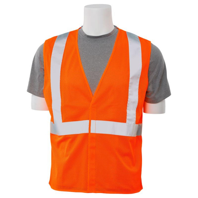 Buy ERB Safety WEL61436HO2X, S362 Mesh Safety Vest Hi Viz Orange 2X ...