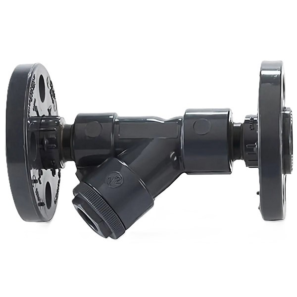 Buy Griffco Valve YS100PEF, 1" PVC Y-Strainer Flanged Connection with ...