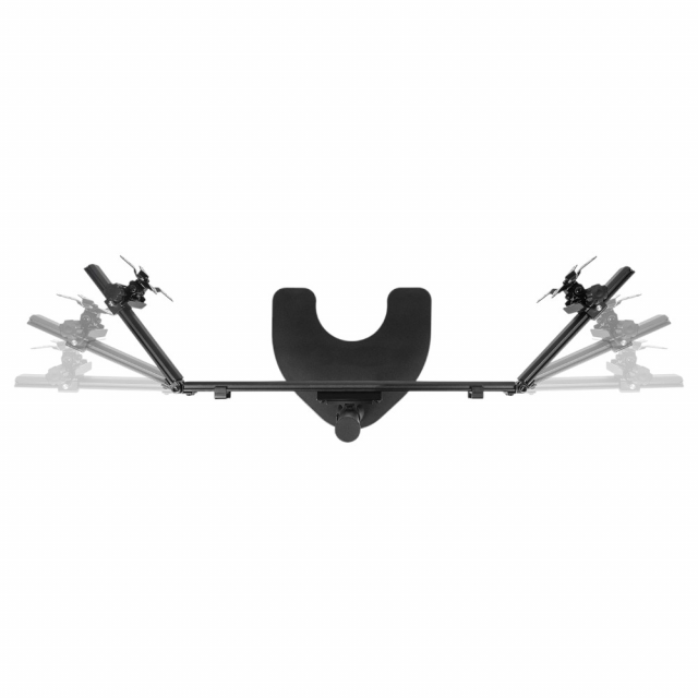 Buy Human Active Technology 100-D16-B02W, Dual Desk Stand for Displays ...