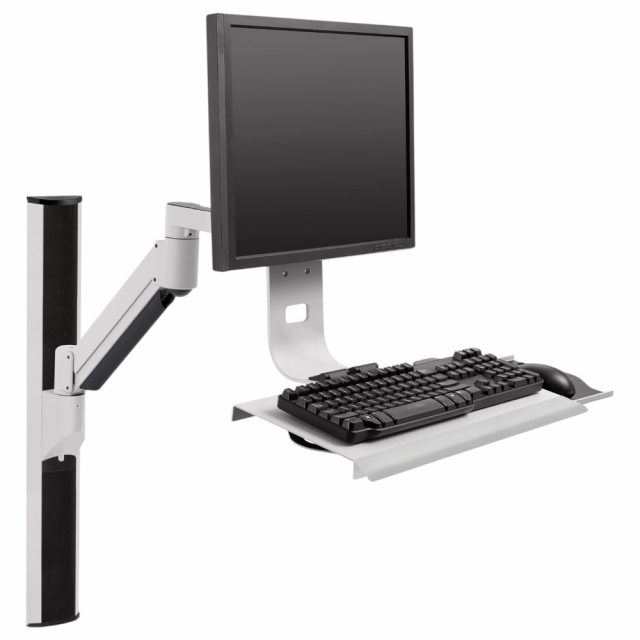 Buy Human Active Technology HM-WT002-248, White Wall Track Workstation ...