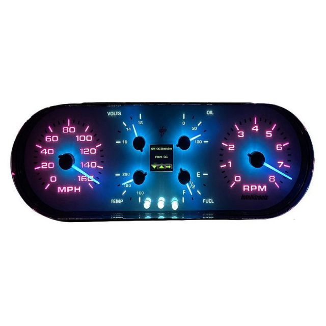 Buy Intellitronix AUR1001, Aurora 6 Gauge Universal Gauge Panel - Prime Buy