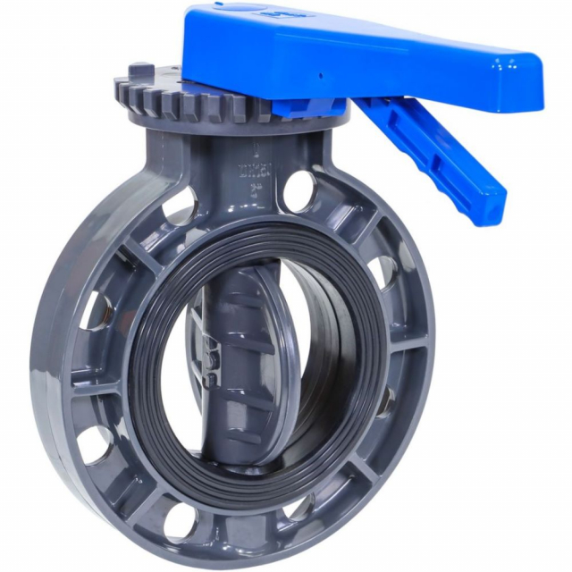 Buy IrrigationKing RKLV6B, 6" PVC Butterfly Valve Wafer Style, EPDM ...