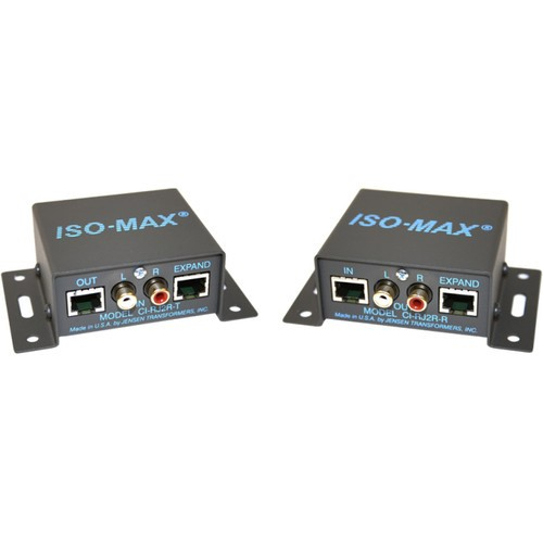 Buy Jensen Transformers CI-RJ2R-SET, Iso-Max RCA to Cat5 TX/RX Extender ...