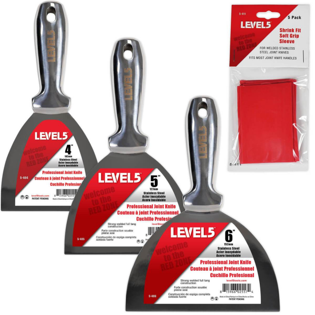 Buy LEVEL5 5-653, 4/5/6" Stainless Steel Welded Joint Knives - Prime Buy