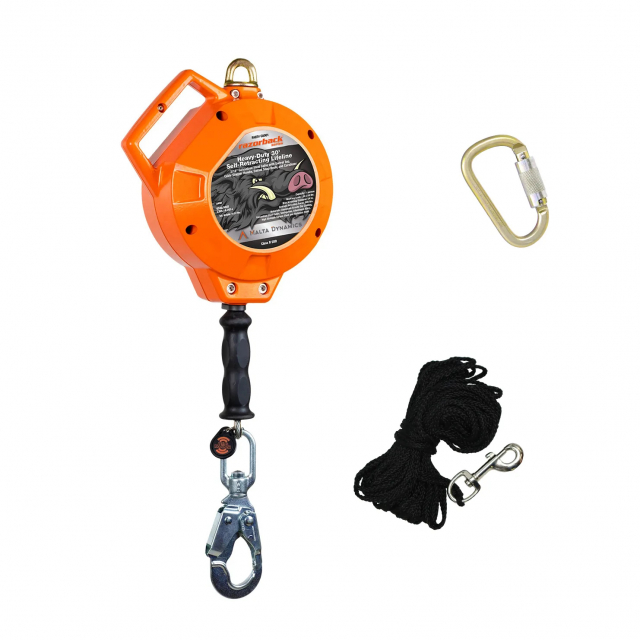 Buy Malta Dynamics C8001, Razorback Heavy-Duty Self-Retracting Lifeline ...
