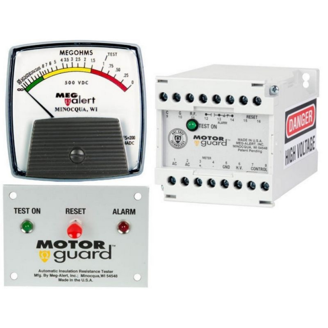 Buy Meg-Alert GP500-M-AS-D1, MotorGuard Single Motor Insulation Tester ...