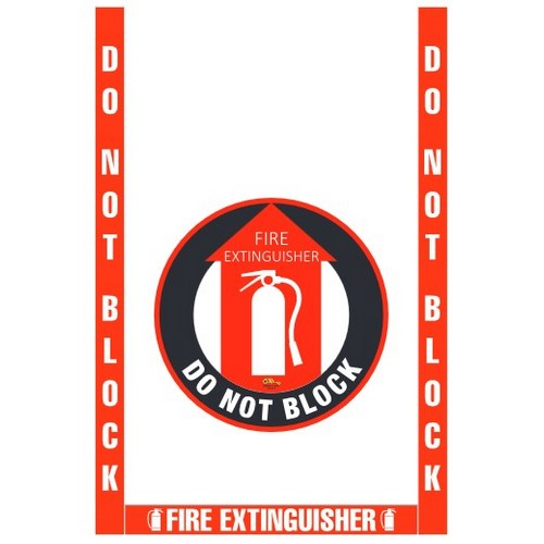 Buy Mighty Line FireExitSignKit, "Do Not Block Fire Extinguisher" 16 ...