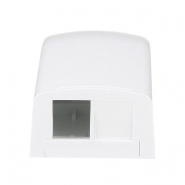 Buy Panduit NK2BXWH-A, NetKey Surface Mount Box Plenum 2 Port White ...