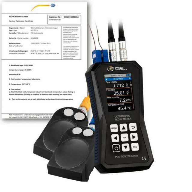 Buy PCE Instruments PCE-TDS 200+ L-ICA, Ultrasonic Flow Meter with 32 ...