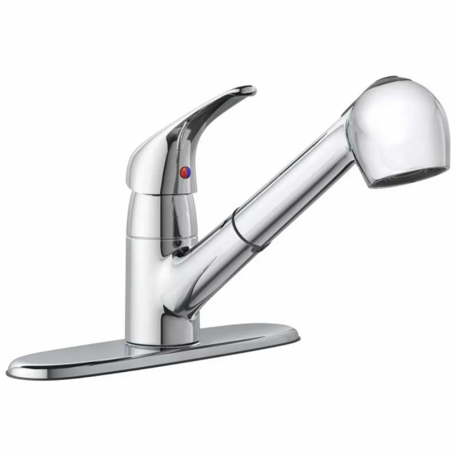 Buy PROFLO PFXC5157CP, Single Handle Pull Out Kitchen Faucet in Chrome ...