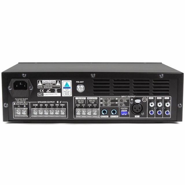 Buy Pure Resonance Audio PRA-MA30BT, 30W 7 Channel Commercial Amplifier ...