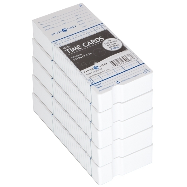 Buy Pyramid Time 42415-10D, Time Cards for Pyramid 2500 2600 Time ...