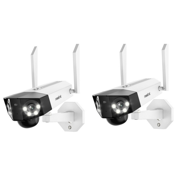 Buy Reolink Duo 2-2, 4K Panoramic Battery-Powered Wi-Fi Cameras x2 ...