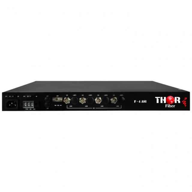 Buy Thor Broadcast F-4ASI, DVB-ASI 4 Channel Fiber Media Converter ...